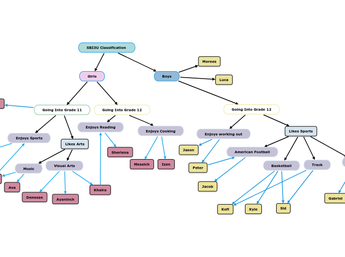 SBI3U Classification - Mind Map